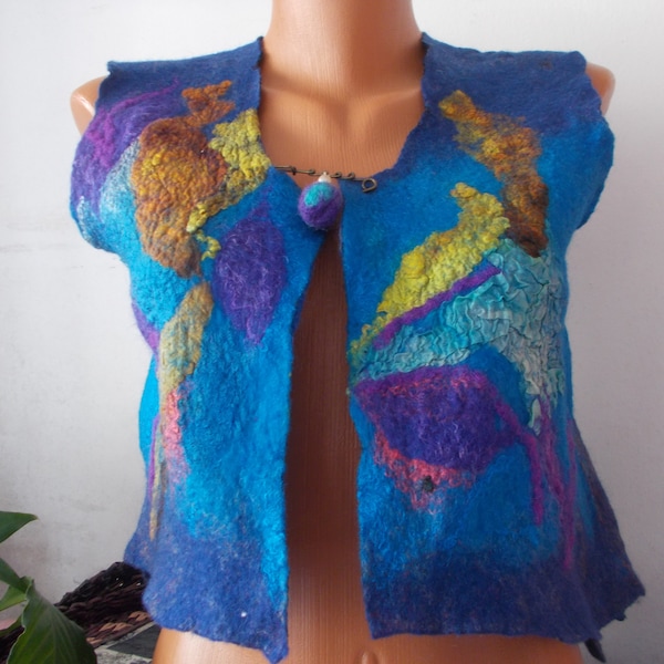 Felt Vest - Etsy