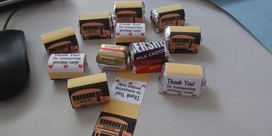 Bus Driver Appreciation Printable Bundle Printable School Bus Thank You ...