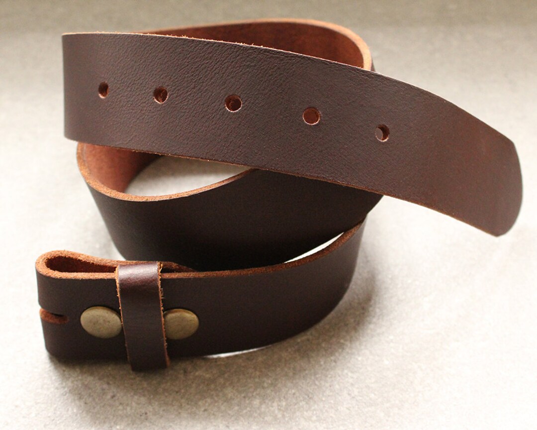 Leather Belt Belt Strap Snap on Belt Fits 1.5 - Etsy