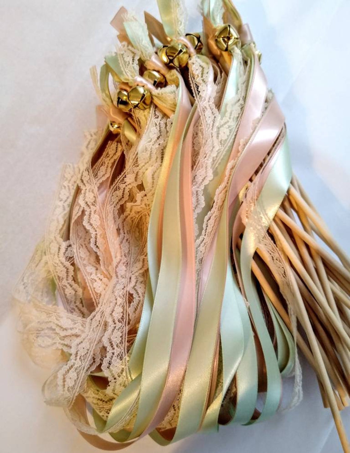 50 Wedding Wands Ribbon Wands Ceremony Exit Ribbon Wand - Etsy