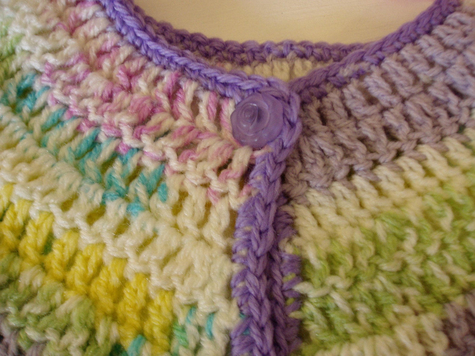 Colorful Purple Sleeveless Sweater W/ a Pretty Purple Rose | Etsy