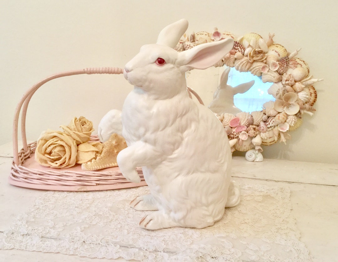 Lefton Bunny Rabbit Large Rare Display Easter Spring H7448 - Etsy