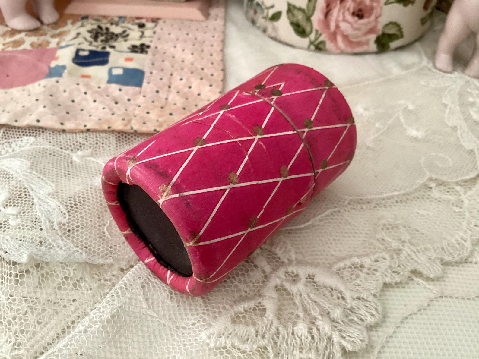 100 Vintage Matches in Pink Cylindrical Box Safe - Etsy