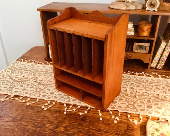 Slotted Divided Cubby With Drawer for Organization Office - Etsy