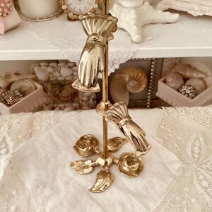 Antique Ornate Brass Victorian Hand Clip Hanky or Towel Holder - Etsy