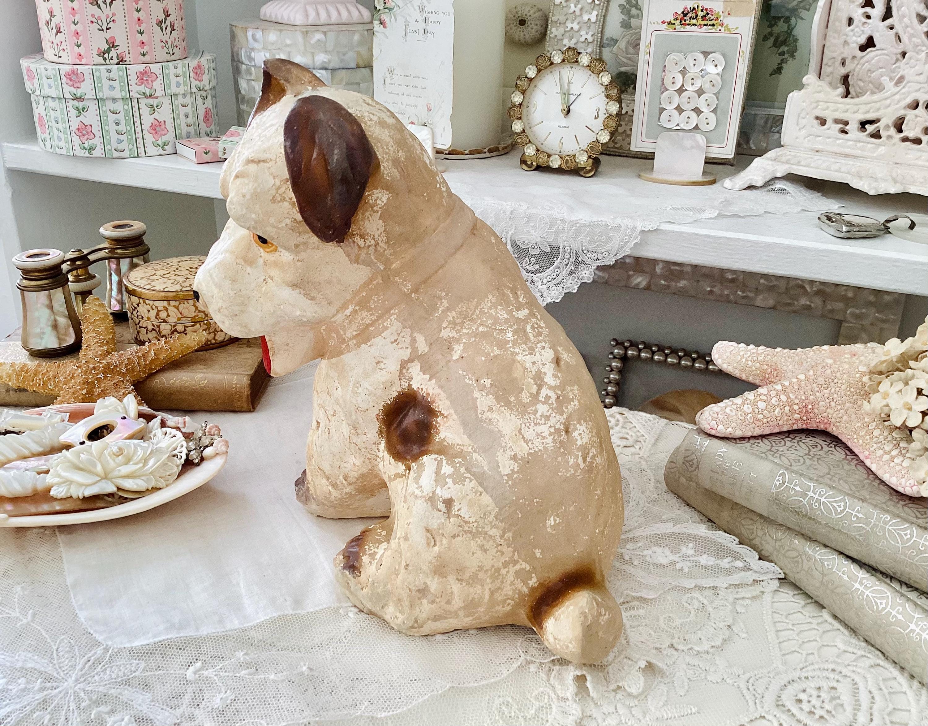 Puppy Dog Figure, Chalkware Terrier, Carnival Prize for Child’s Room - Etsy