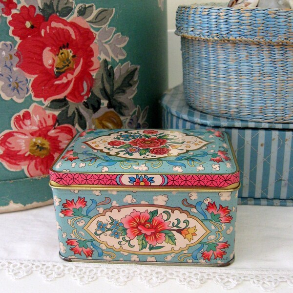 Floral Tins - Etsy UK