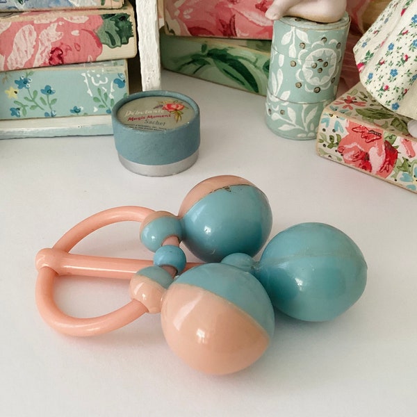 Vintage Baby Rattle - Etsy