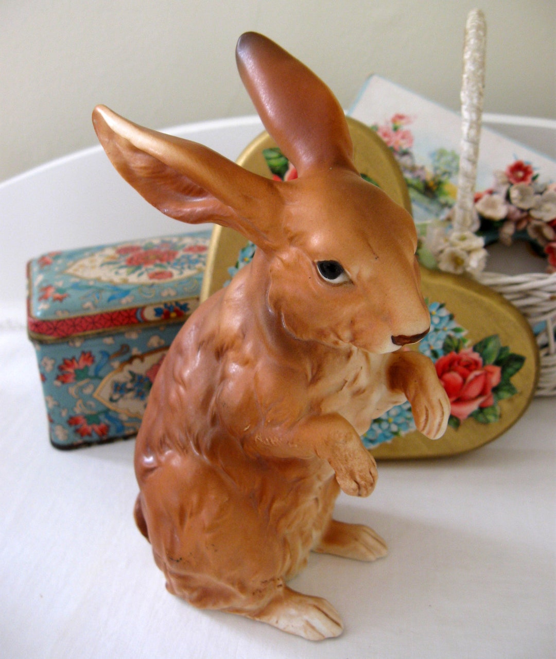 Lefton Bunny Rabbit, Brown, Standing - Etsy