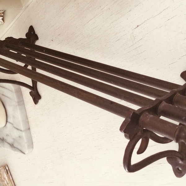 Antique Brass Luggage Rack - Etsy