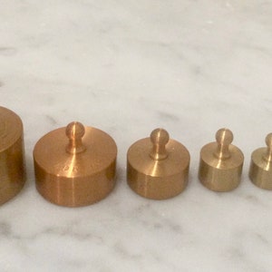 Calibration Weights, Brass Vintage Christian Becker Torsion Balance ...