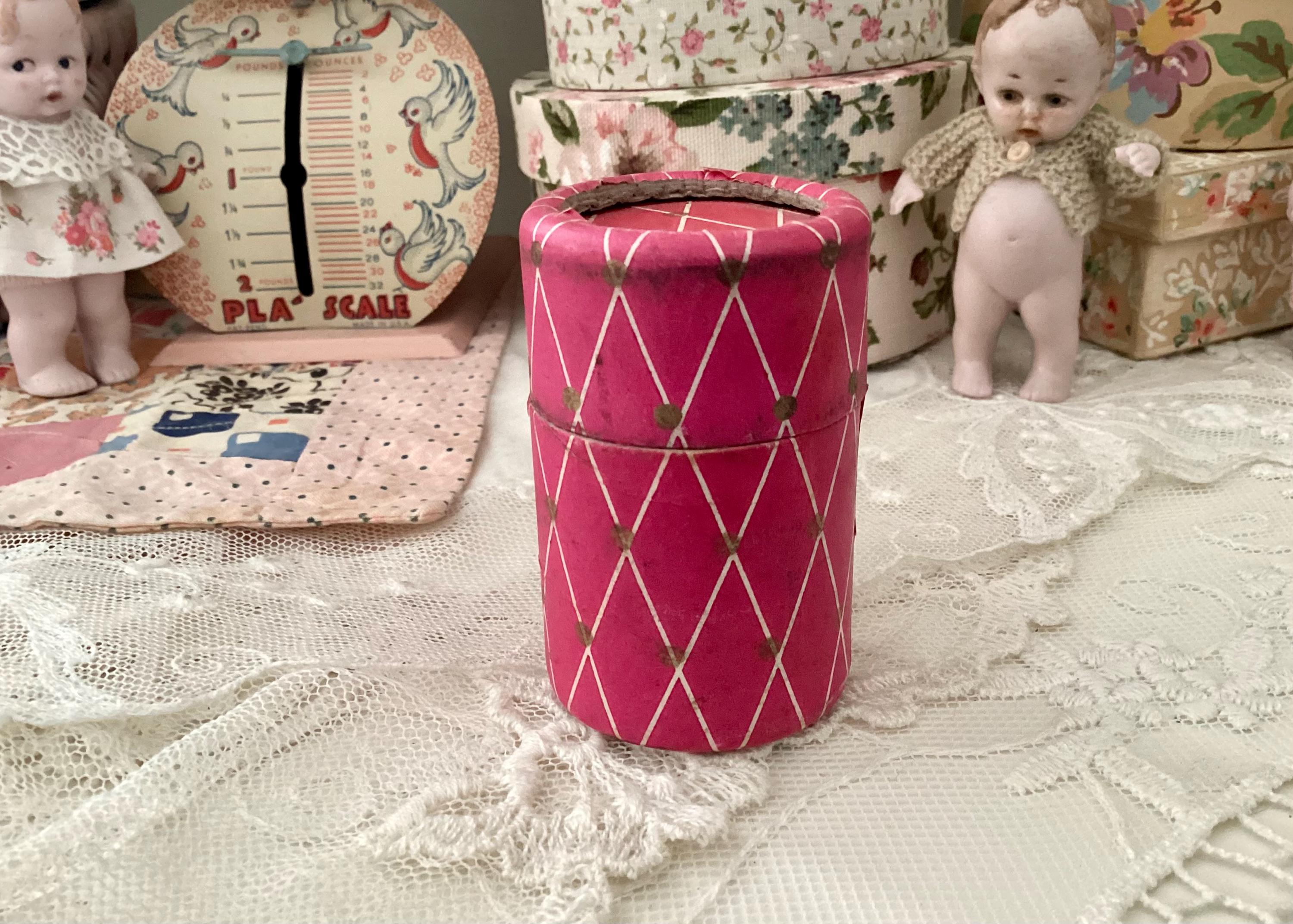 100 Vintage Matches in Pink Cylindrical Box Safe - Etsy