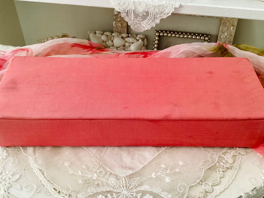 Fabric Covered Storage Box, for Lingerie, Rose Pink - Etsy