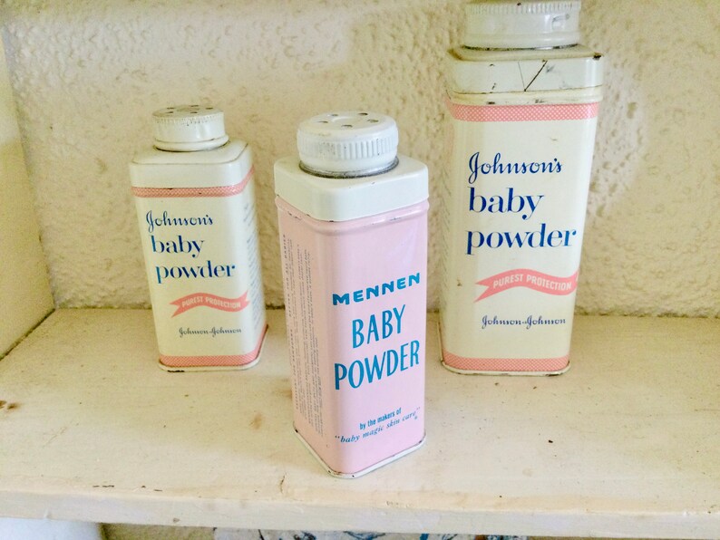 Vintage Powder Mennen Baby Powder in Pink Tin - Etsy