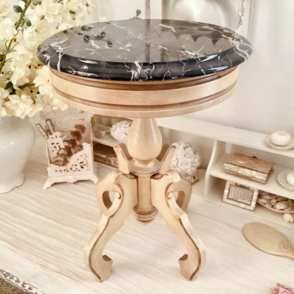 Marble Plant Stand Round - Etsy