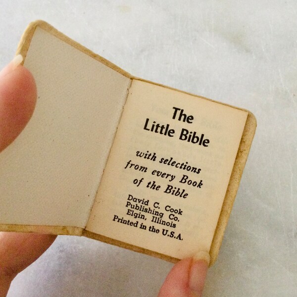 Miniature Bible - Etsy