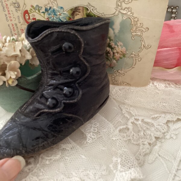 Antique High Button Shoes - Etsy