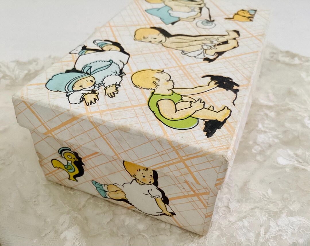 Vintage Baby Litho Keepsake Gift or Shoe Box - Wonderful Graphics ...