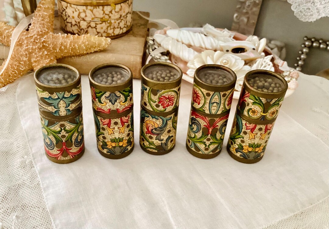 ONE Vintage Italian Florentine Matches in Cylindrical Matchbox - Etsy