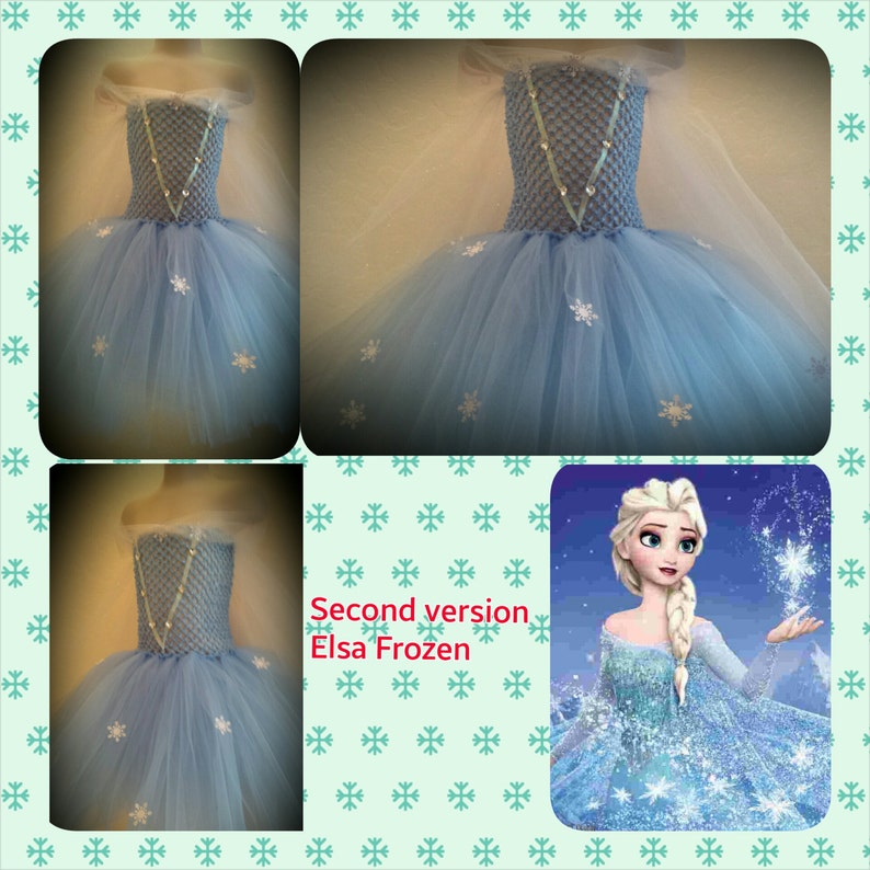 Frozen Elsa Tutu Dress - Etsy