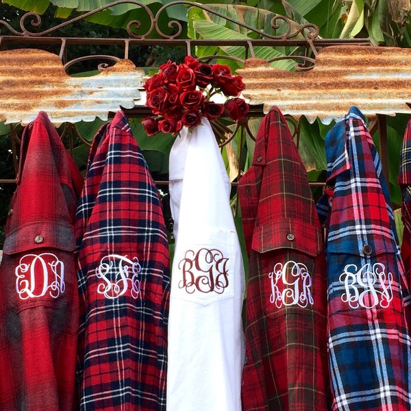 Bridesmaid Flannels - Etsy