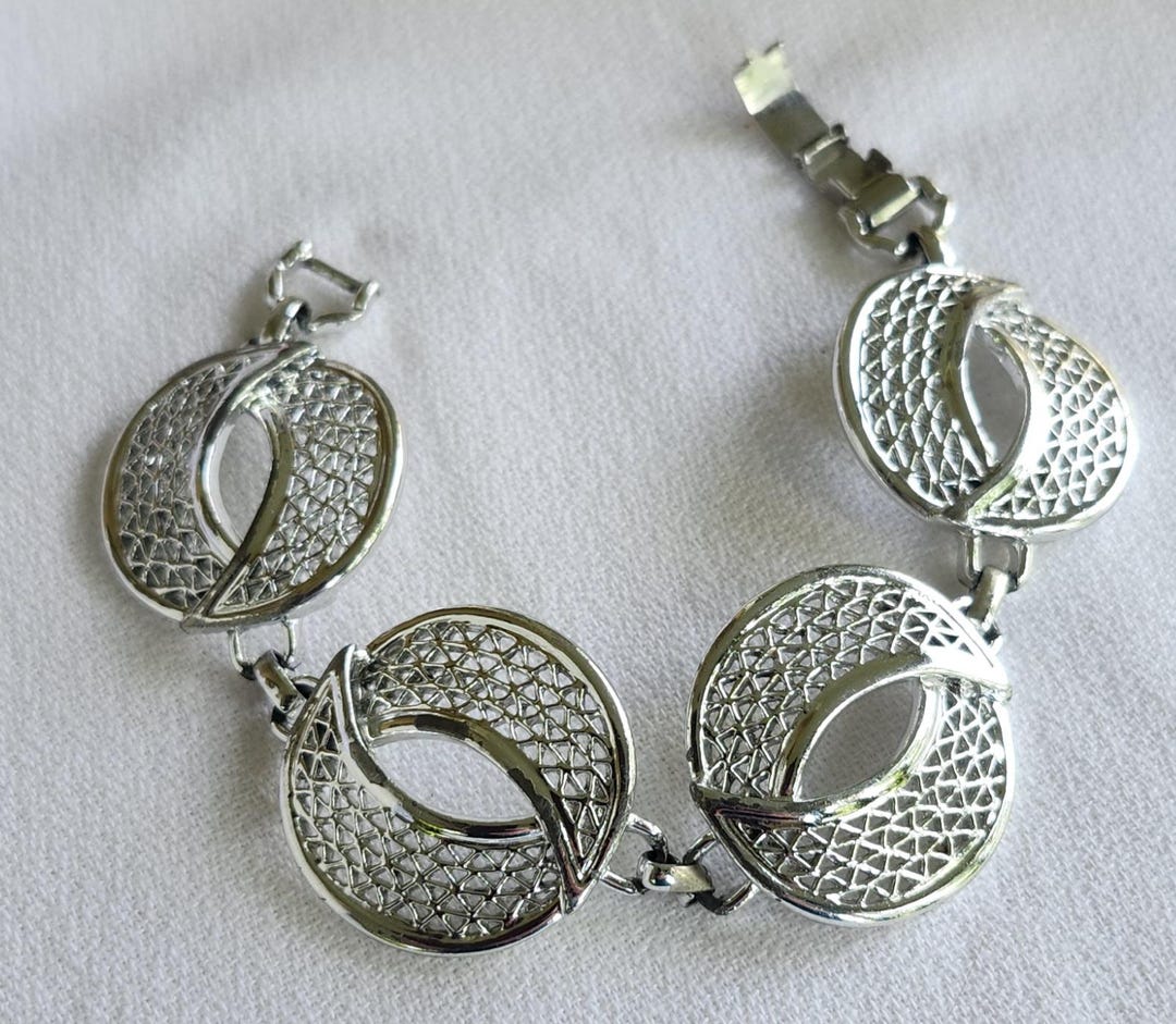 Vintage Sarah Coventry Half Moon Bracelet 1960's - Etsy