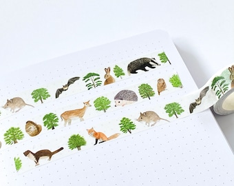 Animal Washi Tape | Etsy