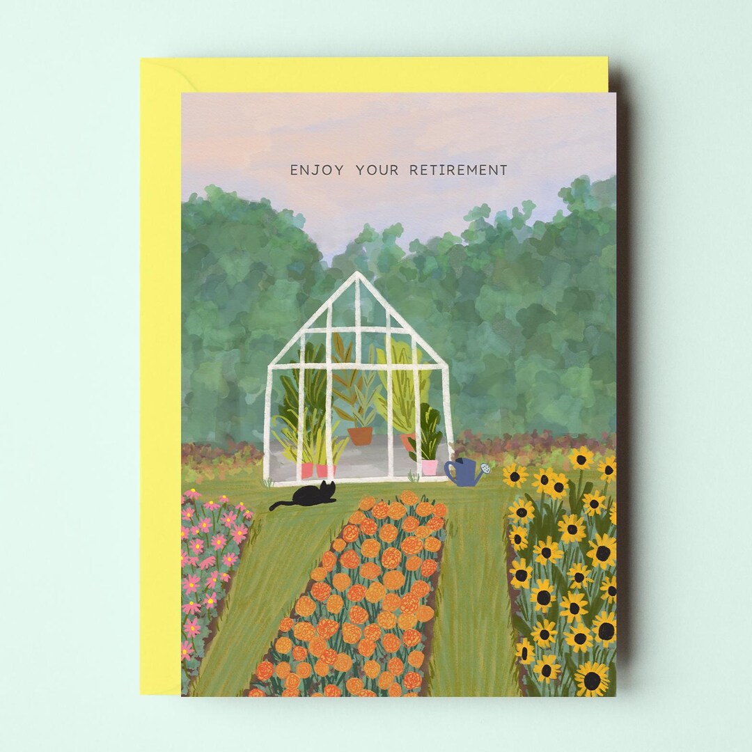 Enjoy Your Retirement Card - Retirement Card for Gardeners - Colleague ...