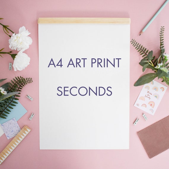 SECONDS A4 Art Prints Art Print Seconds Landscape Art - Etsy UK