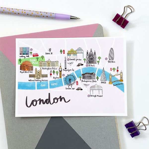 Illustrated Postcard - Etsy