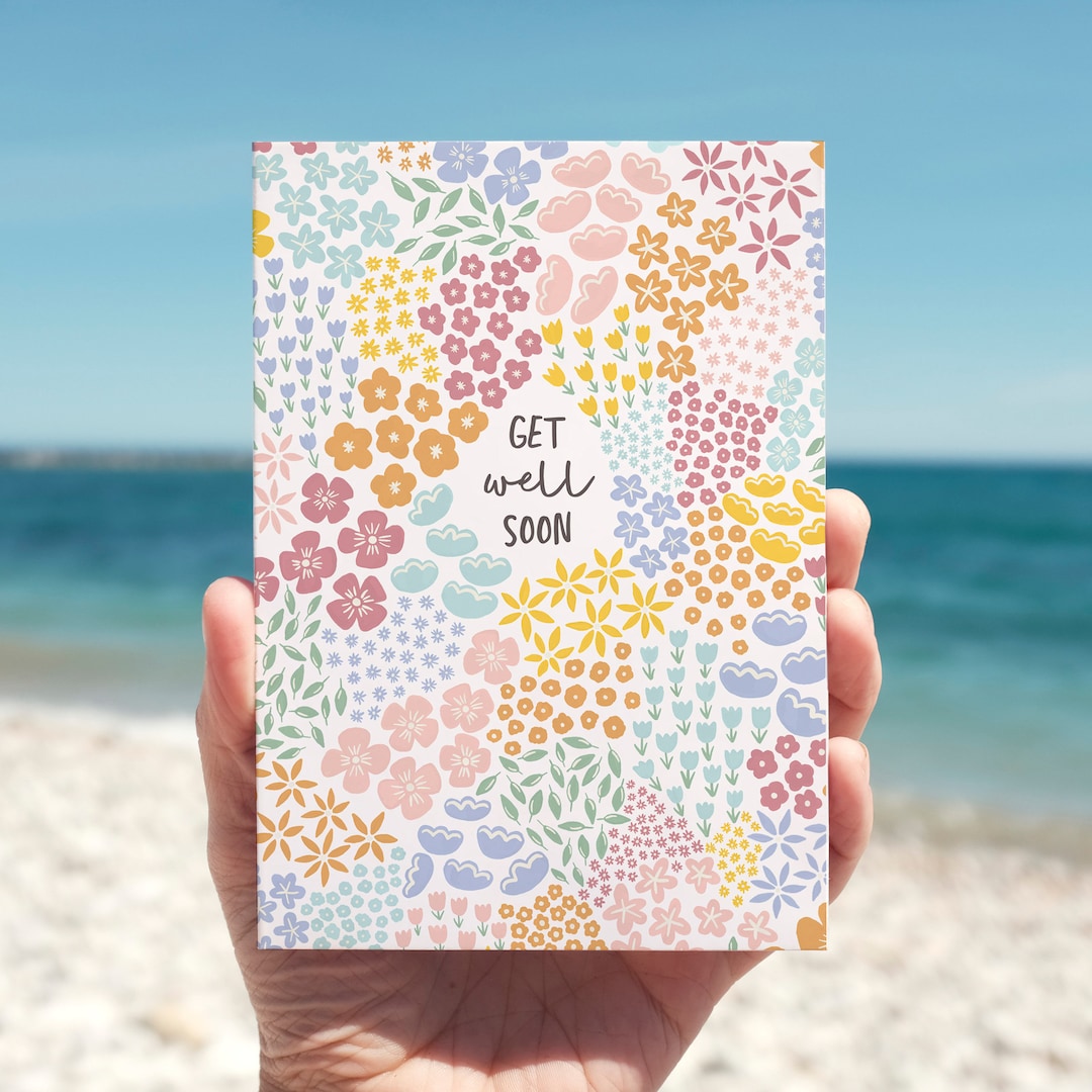 Get Well Soon Card - Recovery Card - Feel Better Soon Card - Surgery ...