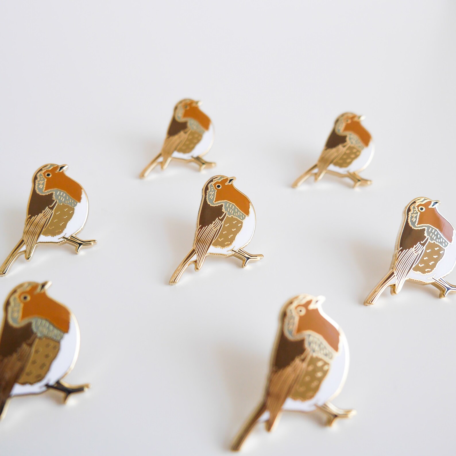 Robin Enamel Pin Gold Robin Pin Robin Lapel Pin British - Etsy UK