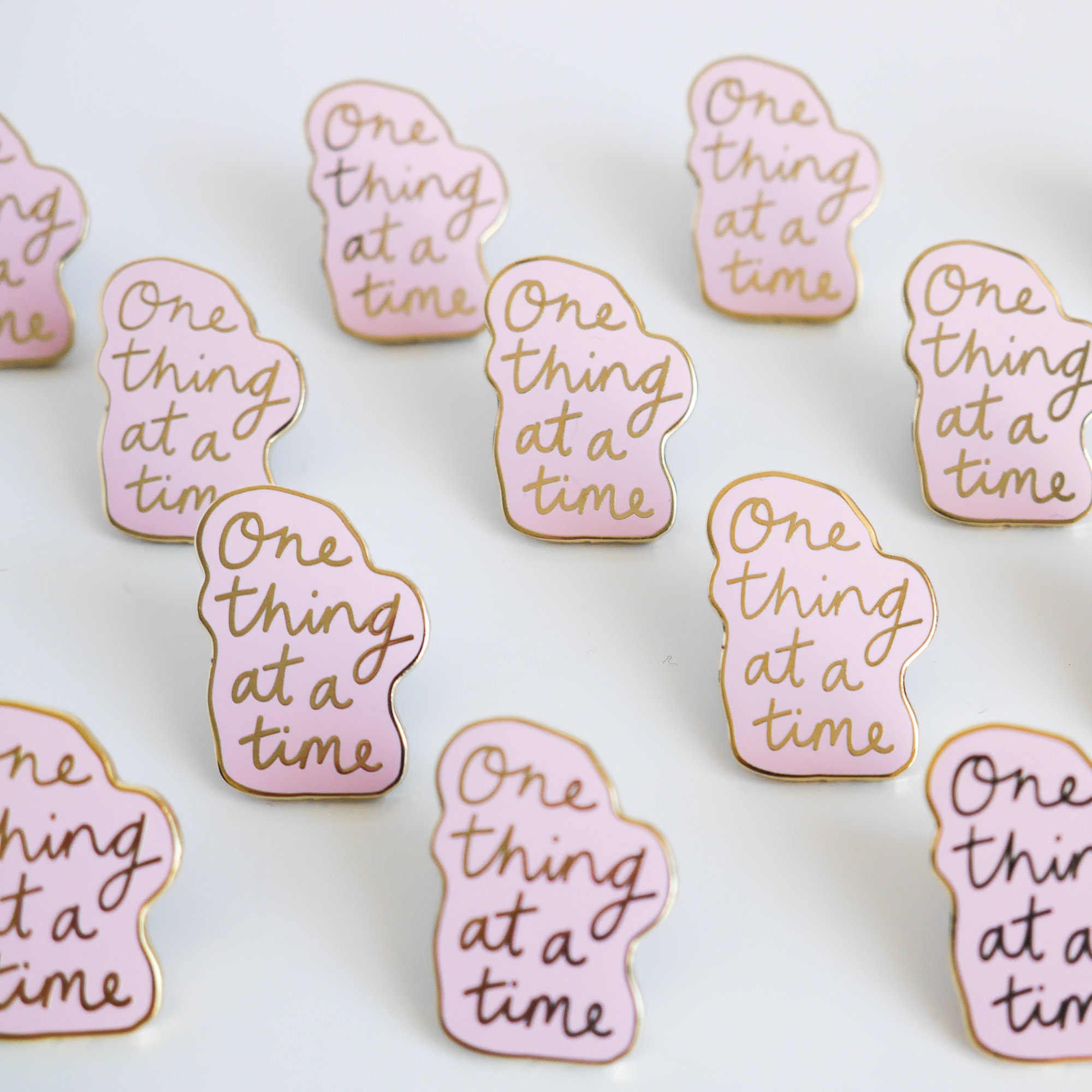 One Thing at A Time Enamel Pin Self Care Enamel Pin Mental - Etsy Australia