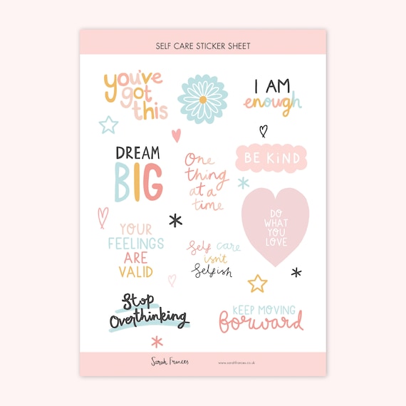 Paper & Party Supplies Decorative Stickers to Help You to Stay Positive ...