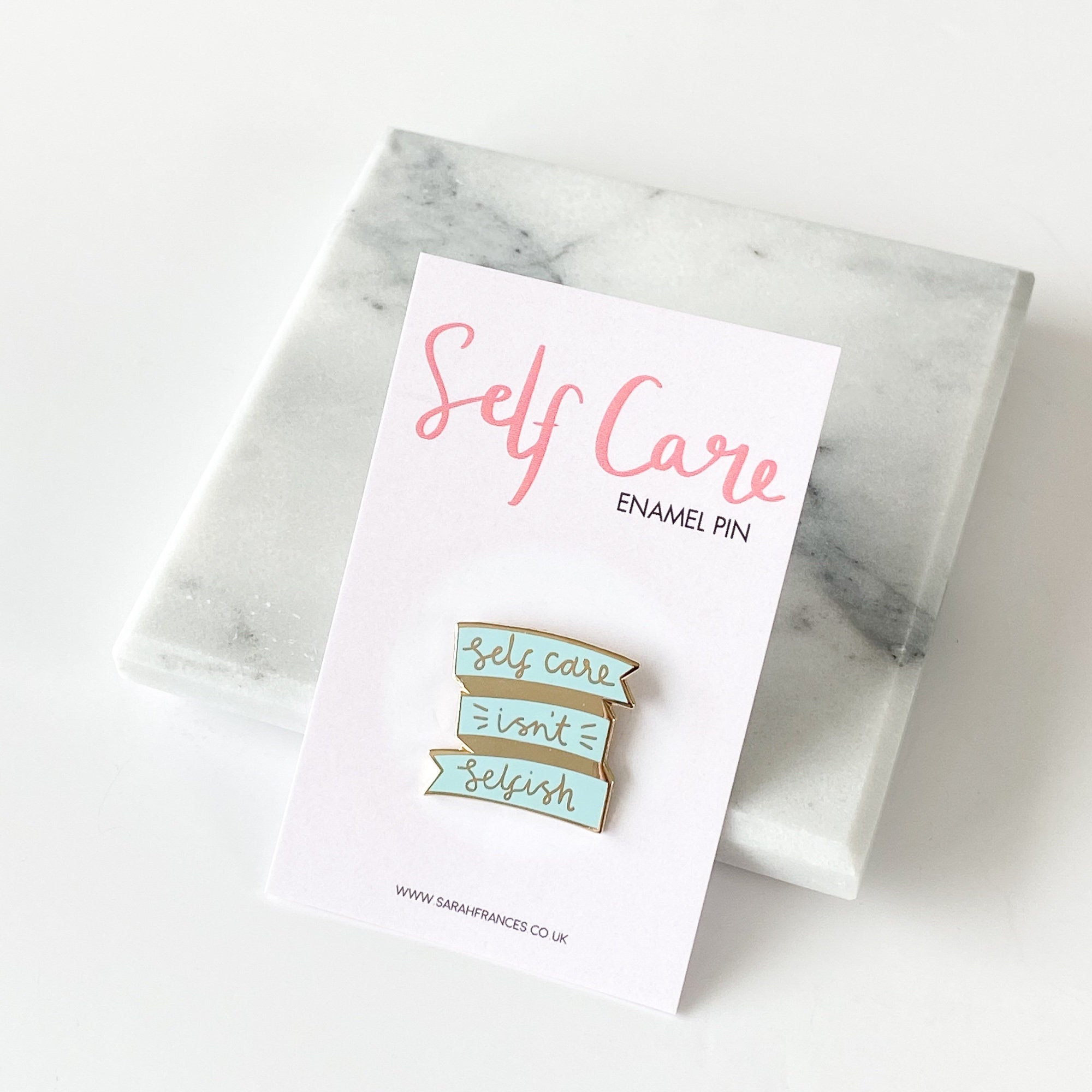 Self Care Isn't Selfish Enamel Pin Self Care Enamel Pin - Etsy