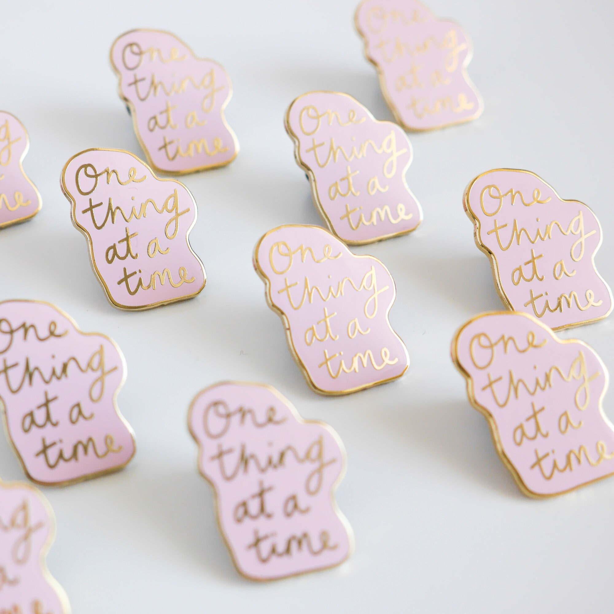 One Thing at A Time Enamel Pin Self Care Enamel Pin Mental - Etsy Australia