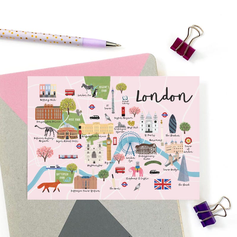 London Postcard - Etsy UK