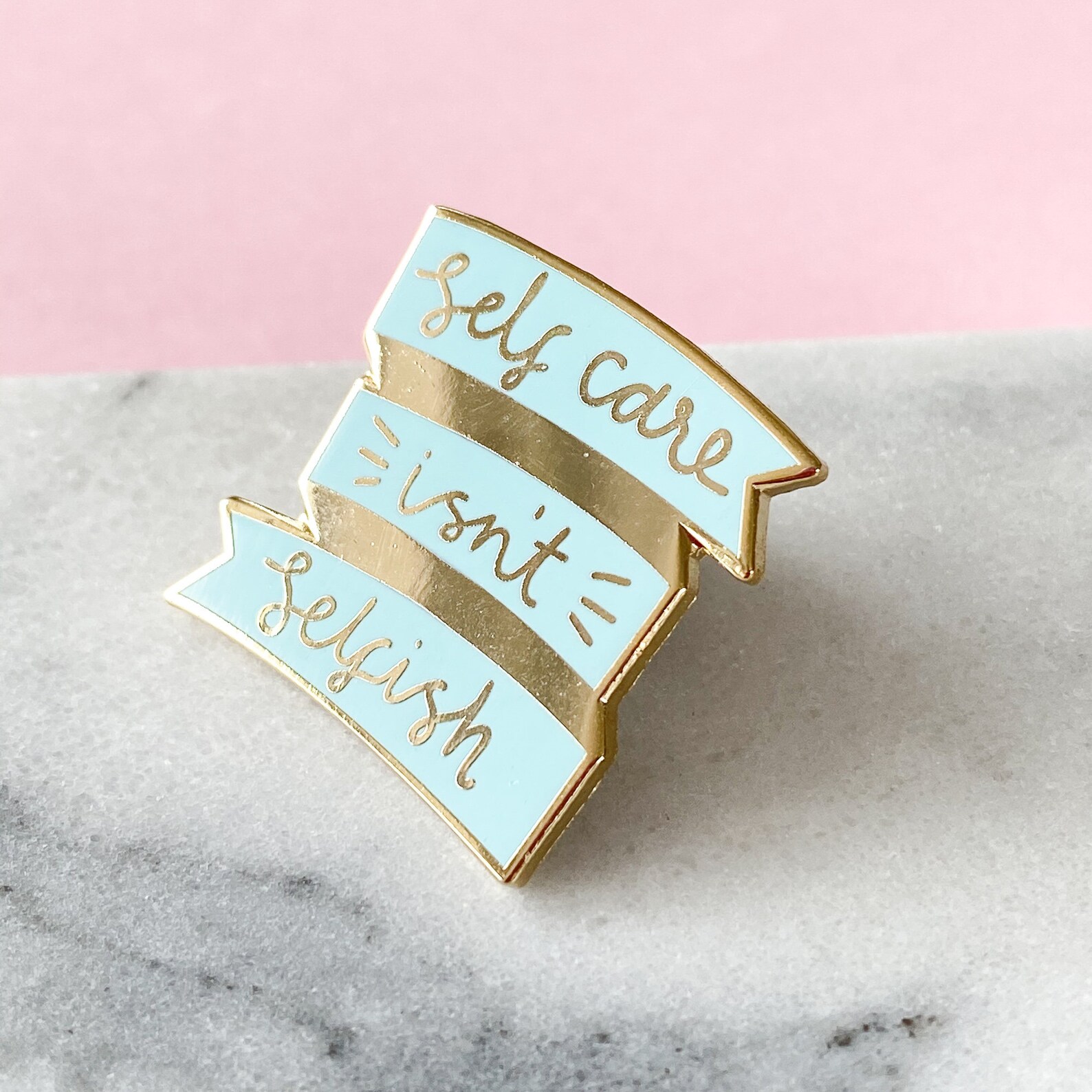 Self Care Isn't Selfish Enamel Pin Self Care Enamel Pin - Etsy