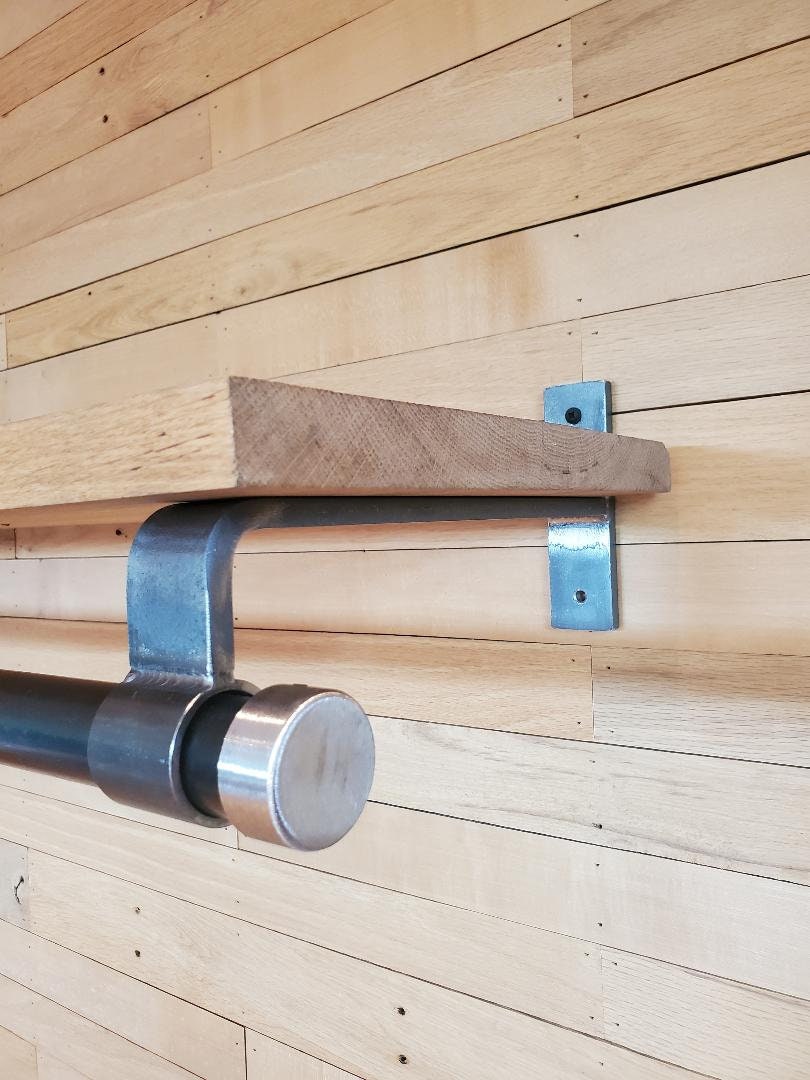 Industrial Steel Shelf & Closet Rod Bracket, J-series Heavy Duty (sold ...