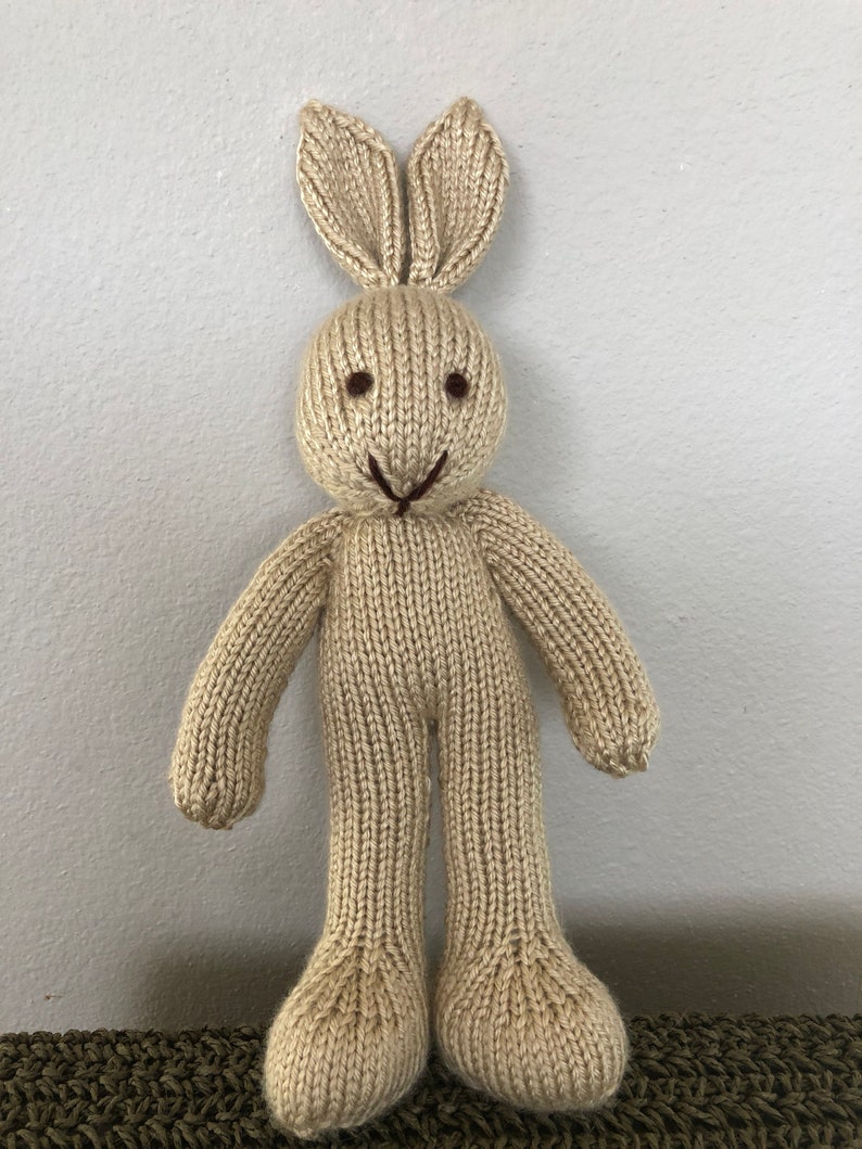 Handmade Knitted Ballerina Bunny Soft Toy | Etsy