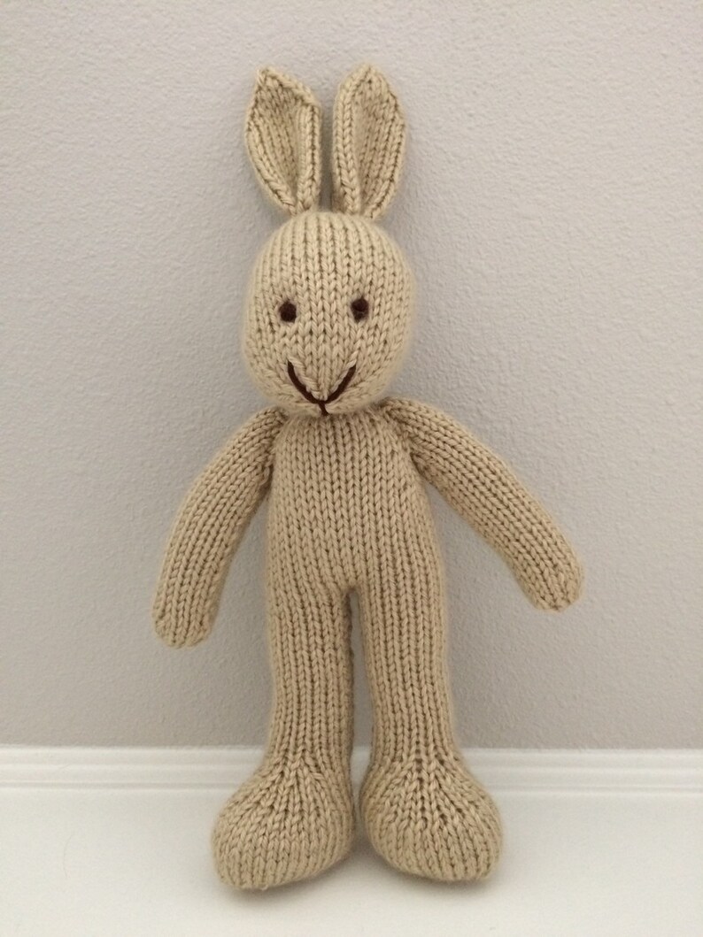 Handmade Knitted Ballerina Bunny Soft Toy | Etsy