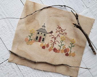 The Pumpkin Patch Cross Stitch Chart PDF Pattern Only - Etsy