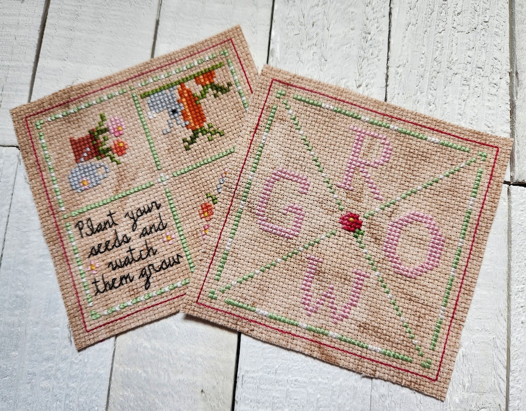 Instant Download / Spring Cross Stitch Pattern PDF, Simple X Stitch ...