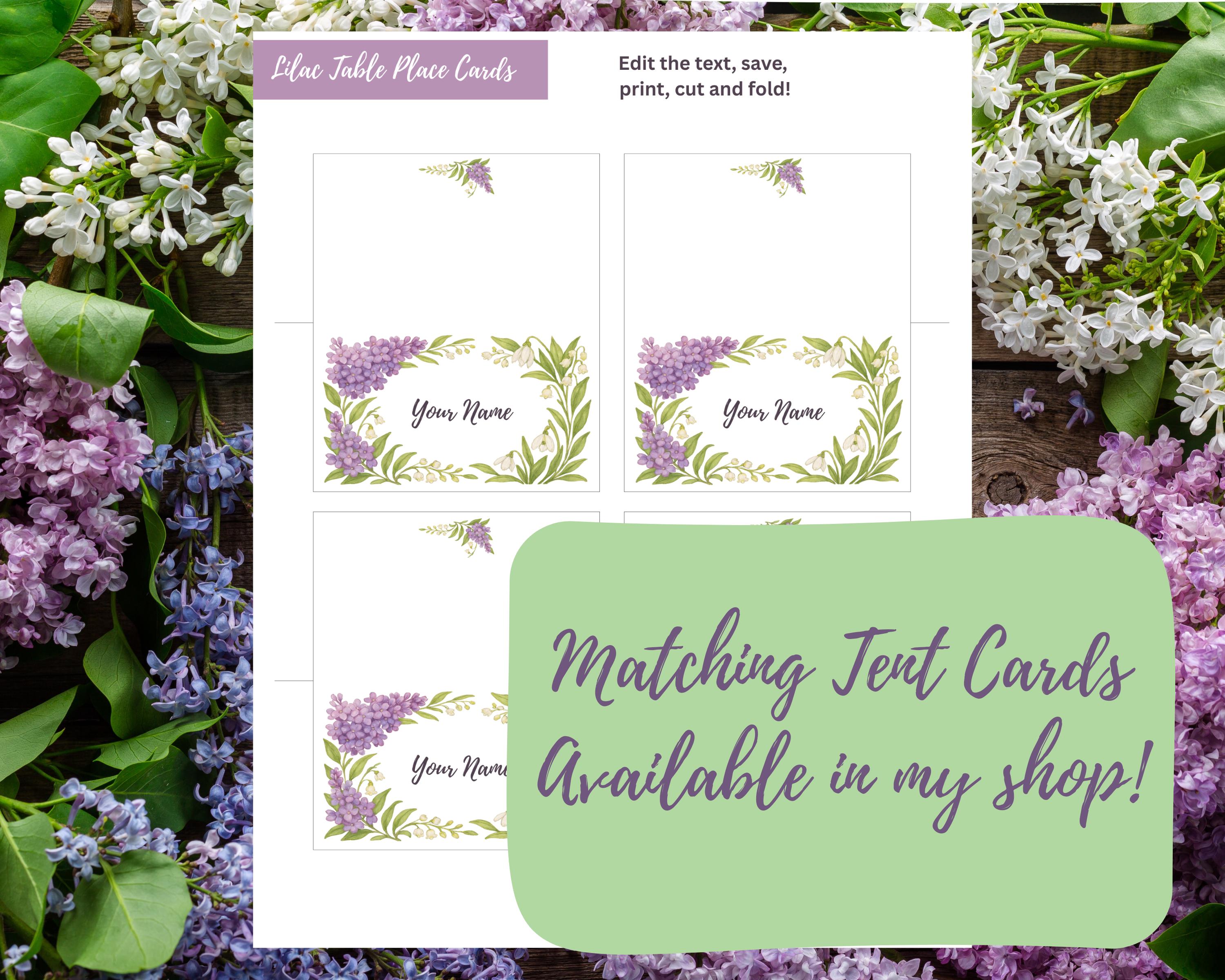 Editable Lilac Menu Template for Canva Mother’s Day Brunch, Easter ...