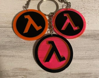 Half Life Crowbar Keychain Half Life Resin Handpainted Charm - Etsy