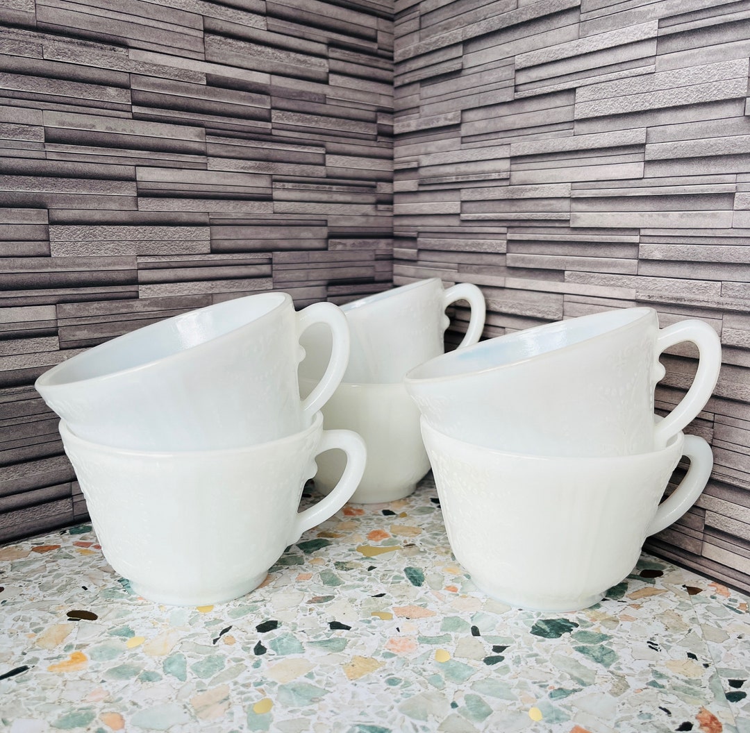 Vintage Macbeth-evans American Sweetheart Depression Glass Opalescent ...