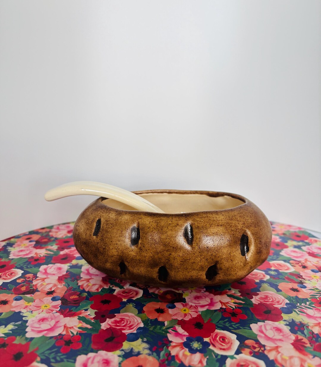 Quirky Realistic Vintage Ceramic Potato Skin Small Serving Bowl With ...