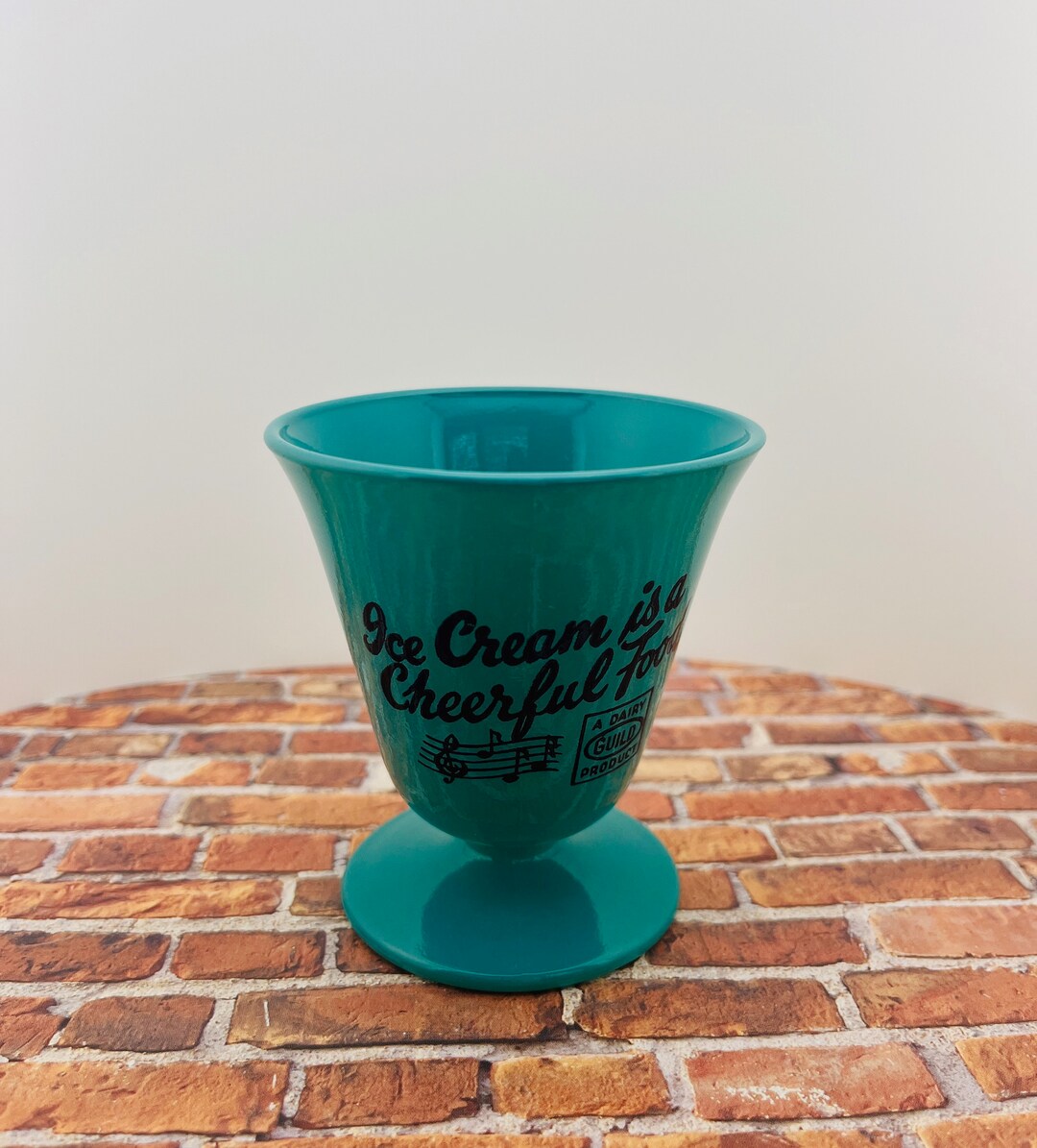 Hazel Atlas ice Cream is a Cheerful Food Dairy Guild Advertisement Teal ...