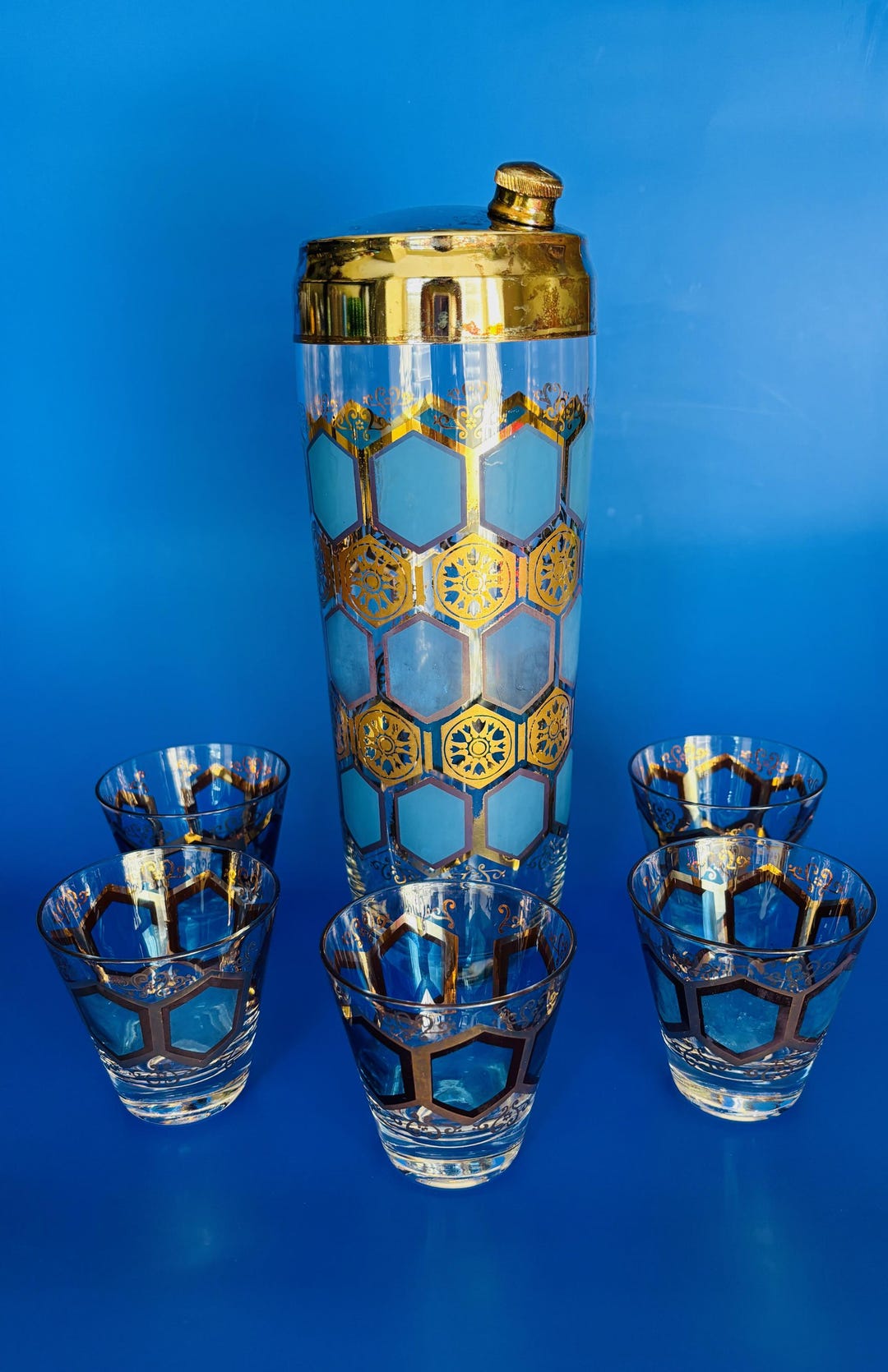 Vintage Irene Pasinski Cocktail Shaker Set: Mid-century Hollywood ...