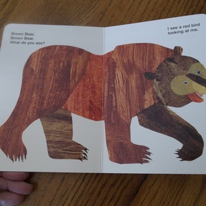 Brown Bear, Brown Bear, What Do You See?/board Book/eric Carle/1995 - Etsy